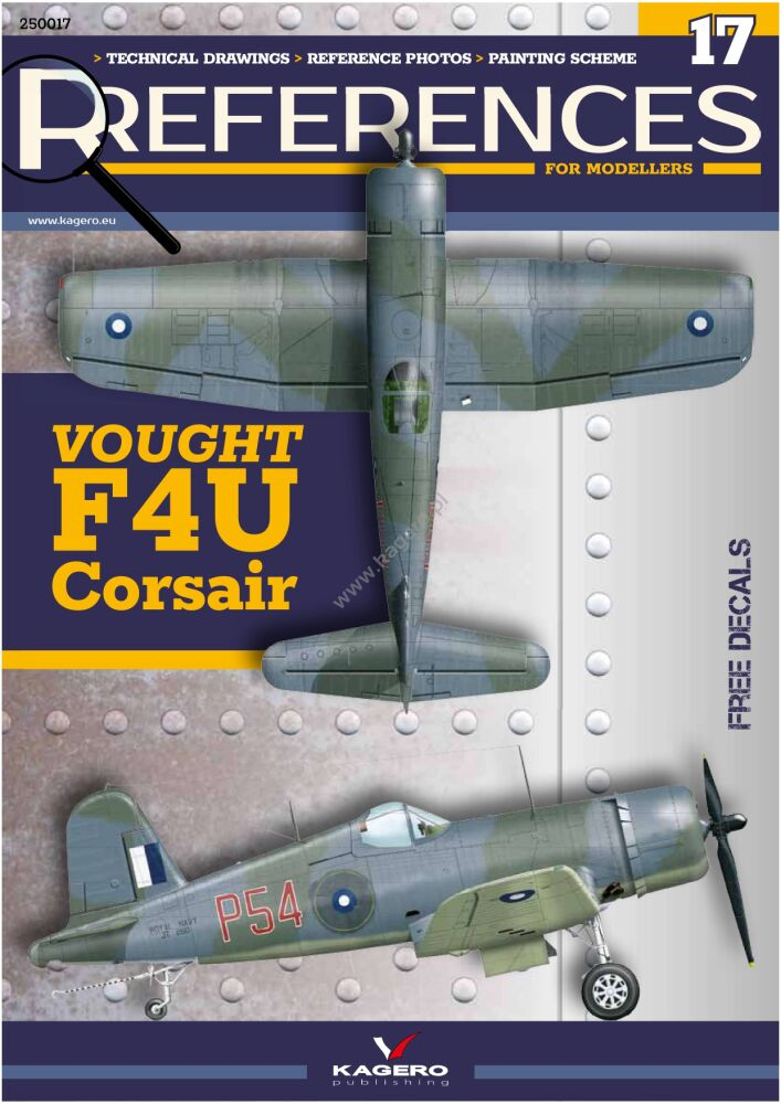 25017 Vought F4U Corsair Kagero -REF-25017