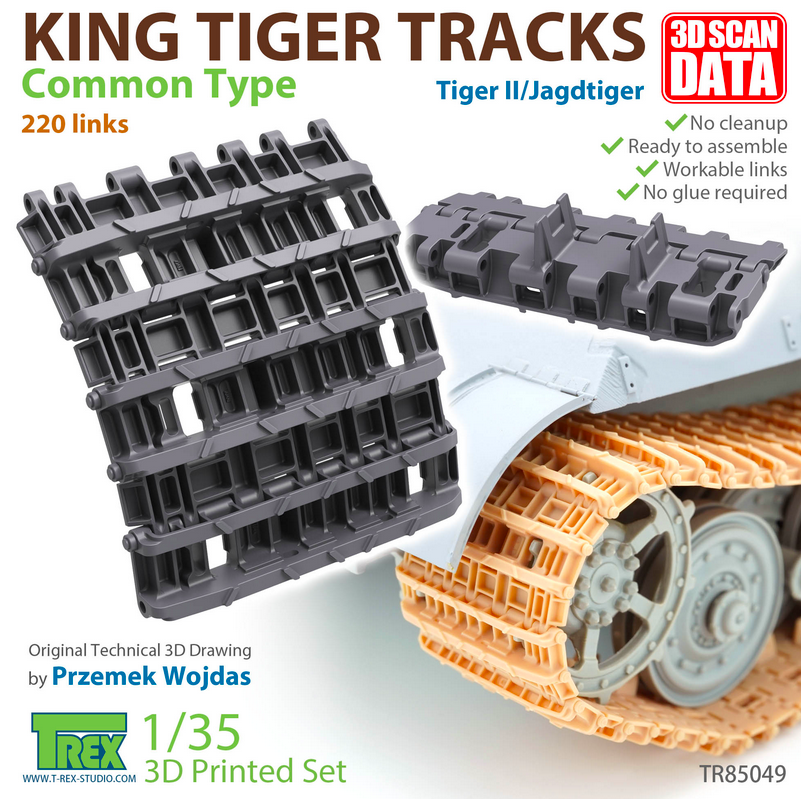 King Tiger Tracks Common Type T-Rex Studio -85049