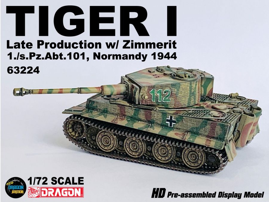 Tiger I Late Production with Zimmerit - 1./s.Pz.Abt. 101 (Normandy 1944 ...